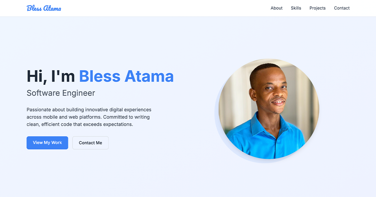 Bless Atama - Software Engineer